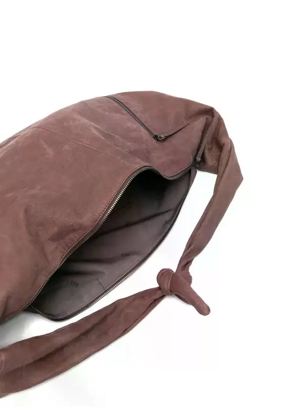 AUTENTICA 504 Knot Zip Leather Bag