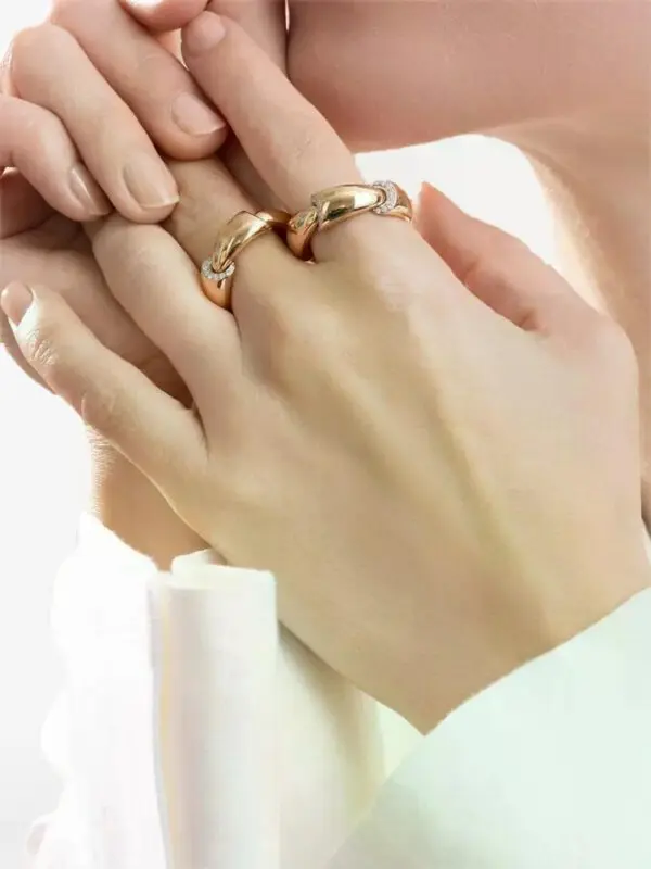 Vhernier Calla Diamond Ring - Pink
