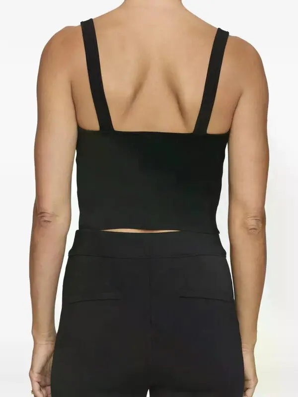 A.L.C. Ani V-neck Top - Black