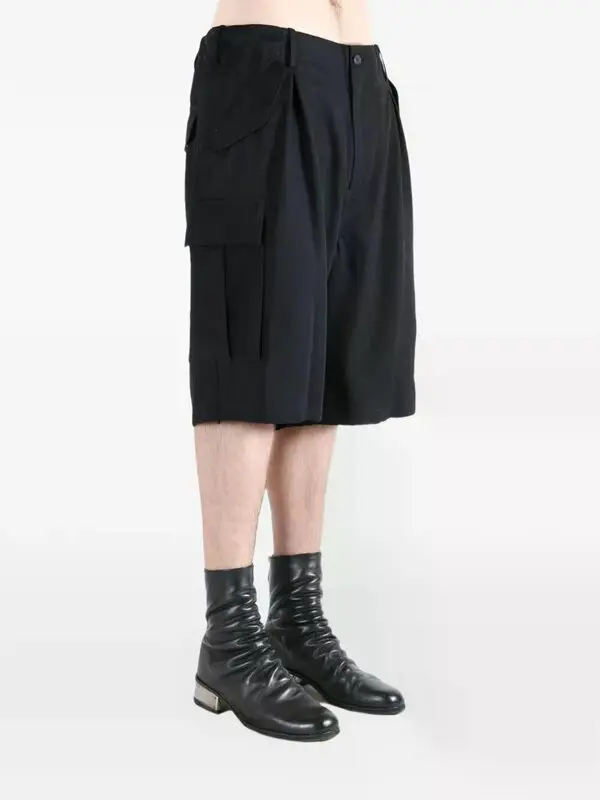 Yohji Yamamoto Pleated Cargo Shorts