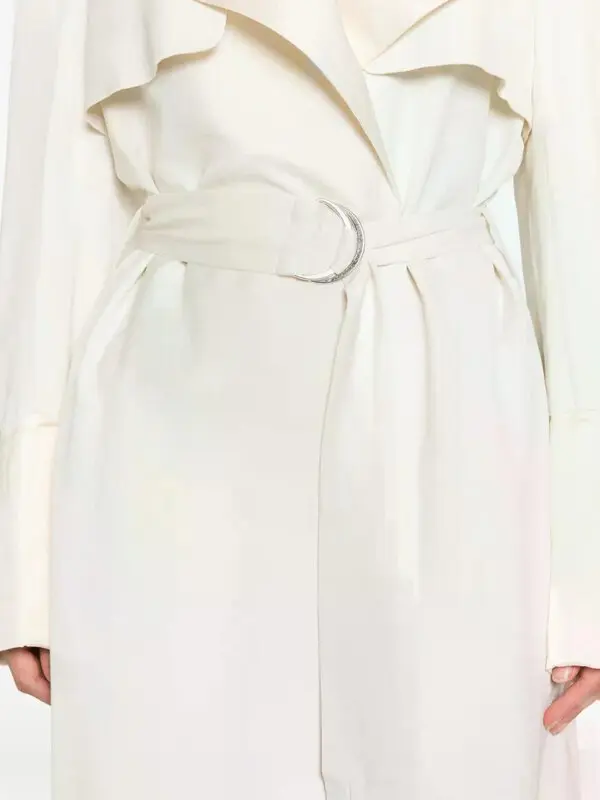 ENTIRE STUDIOS Vela Belted Trench Coat - Neutrals