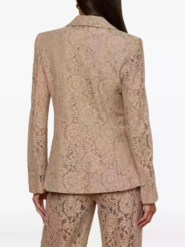 L'Agence Chamberlain Lace Blazer - Neutrals