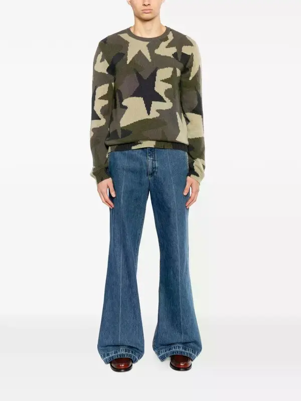 Valentino Garavani Camouflage Knit Sweater