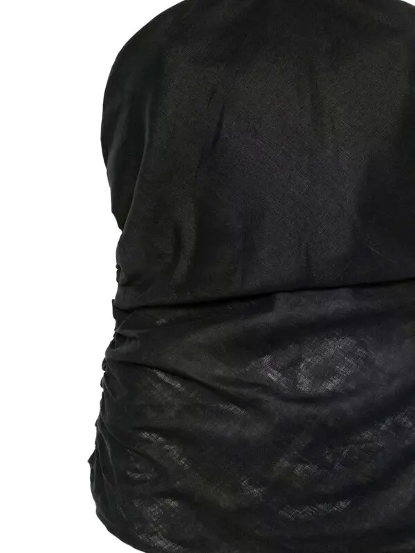 SEMICOUTURE Halterneck Top - Black