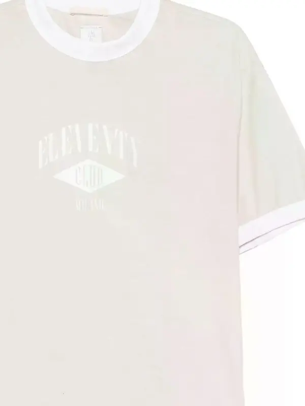Eleventy Logo T-shirt - Neutrals