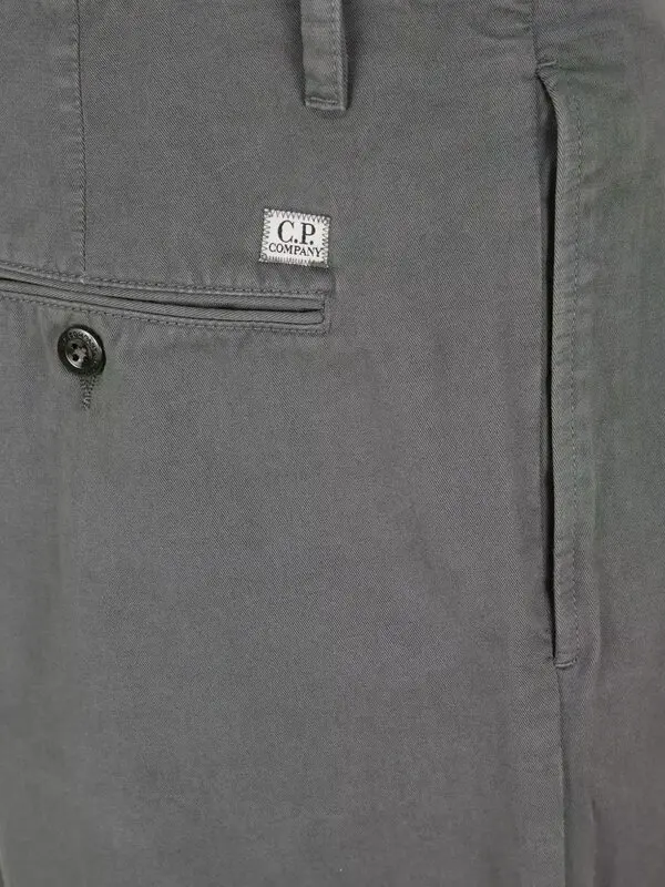 C.P. COMPANY Pleated Loose Trousers - Grey