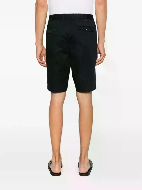 PT TORINO Pleated Shorts - Blue