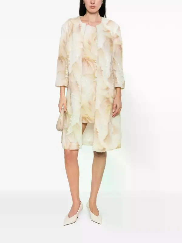 DE SANTIS Sequin-embellished Coat