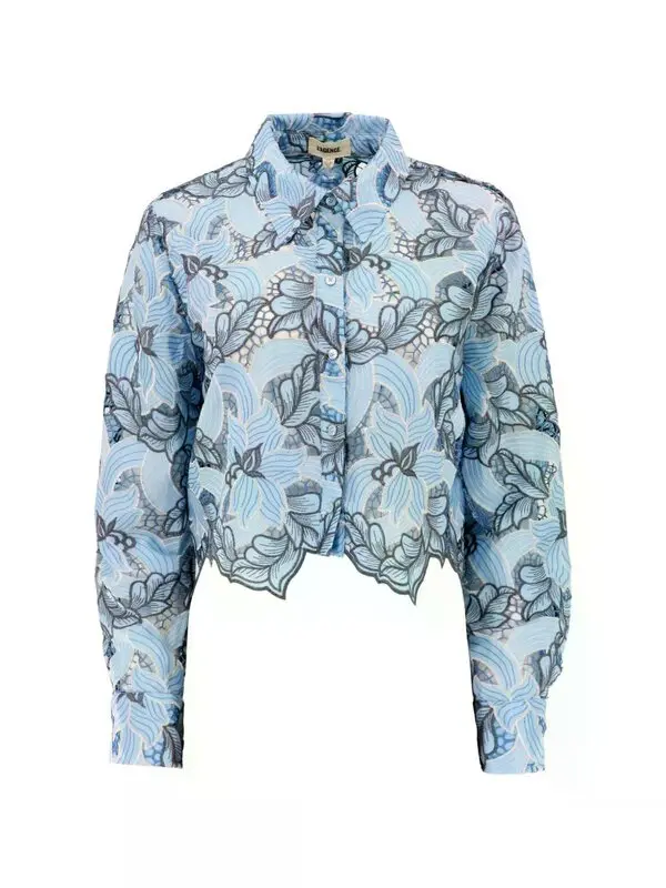 L'Agence Akemi Floral Blouse - Blue