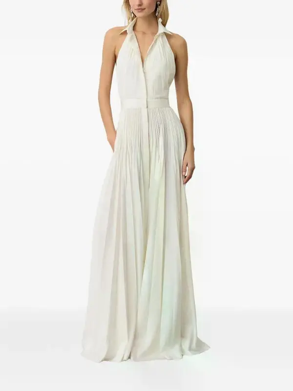 Ralph Lauren Eldred Pleated Maxi Dress