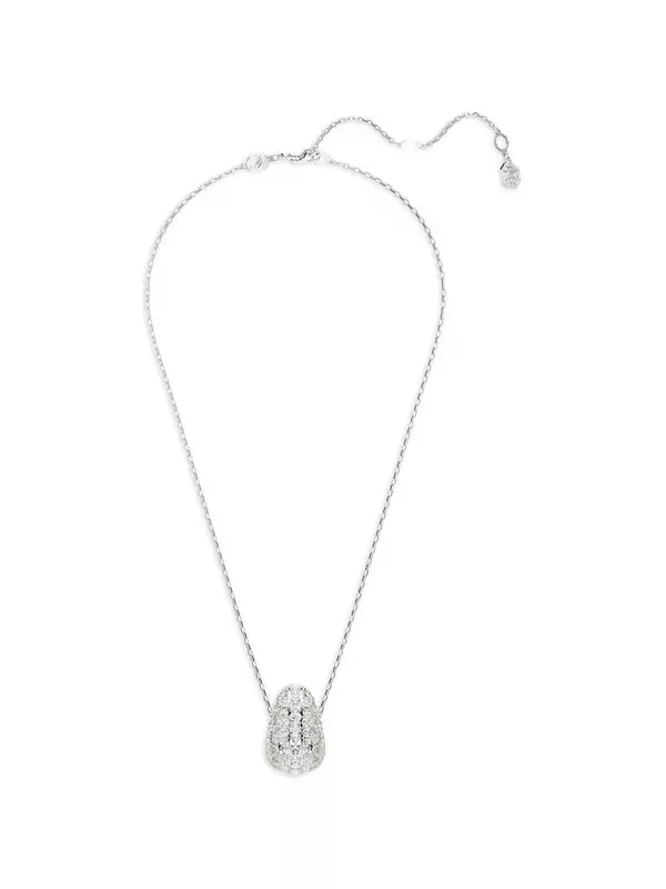 SWAROVSKI Pavé-set Crystal Necklace - Silver
