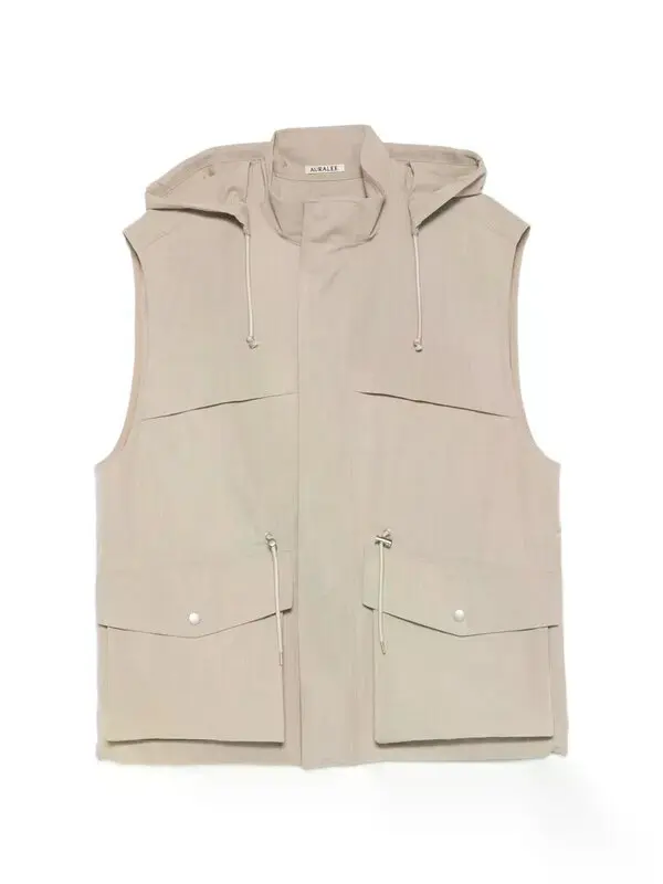 Auralee Hooded Pocket Gilet