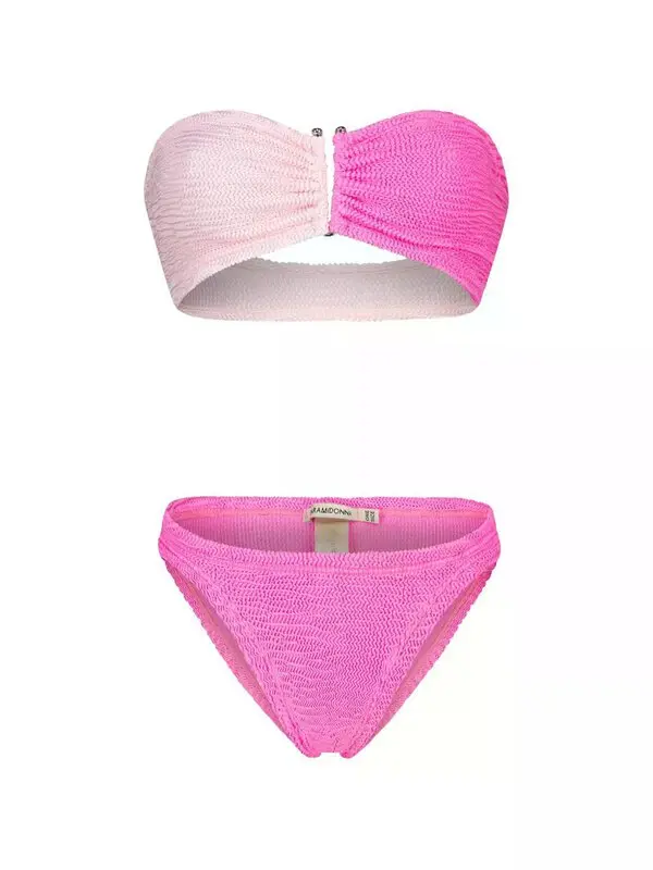 PARAMIDONNA Two-tone Bikini Set - Pink