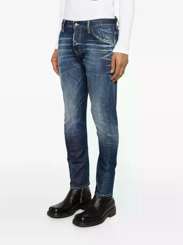 Dsquared2 Jeans With Logo Patch