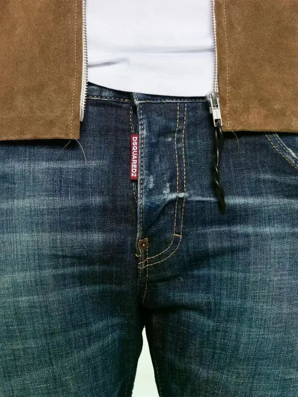 Dsquared2 Jeans With Logo Patch