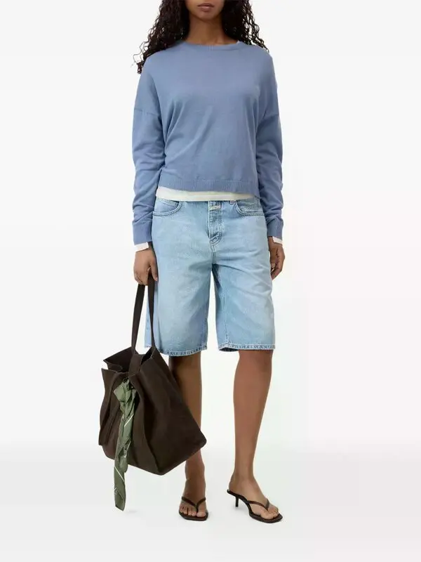 Closed Crew-neck Sweatshirt - Blue