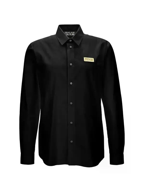 Versace Logo-patch Shirt
