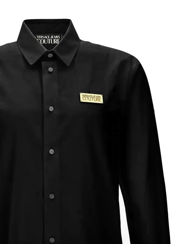Versace Logo-patch Shirt