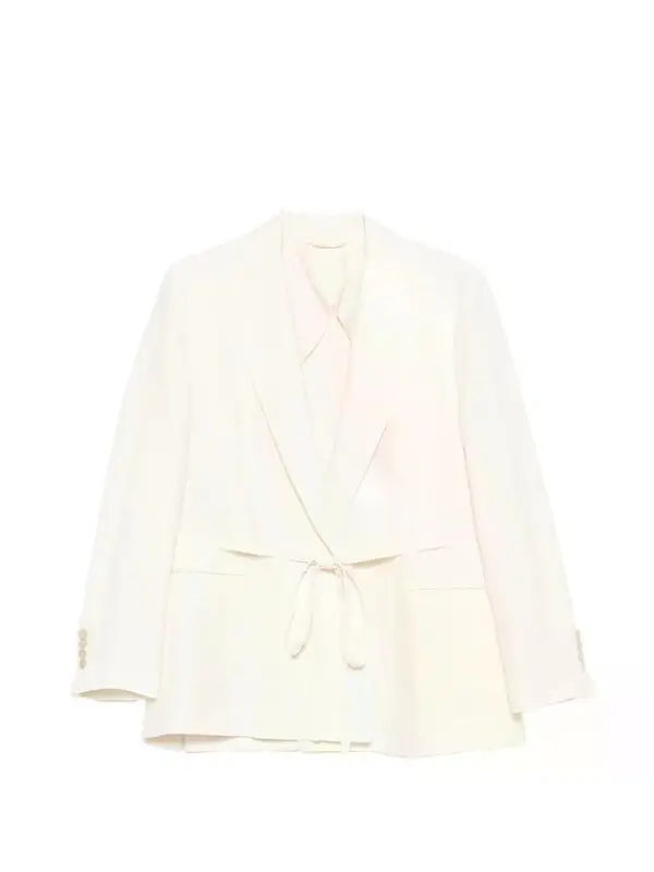 Seventy Tie-waist Jacket - Neutrals