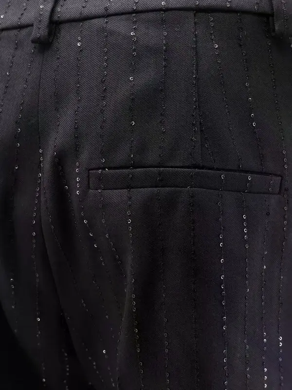 Max Mara Sequin Embellished Shorts