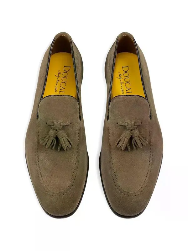 DOUCAL'S Tassel-detail Suede Loafers
