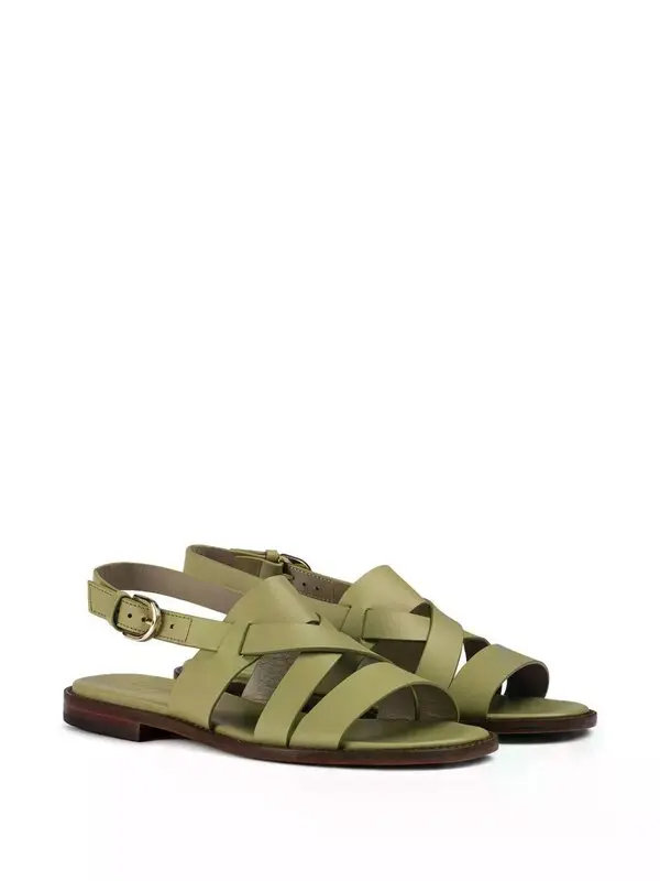 DOUCAL'S Leather Sandals - Green