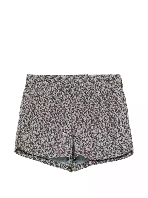Varley Floral Running Shorts - Black