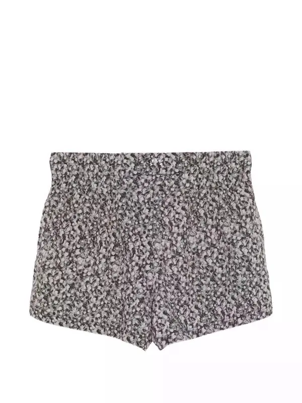 Varley Floral Running Shorts - Black