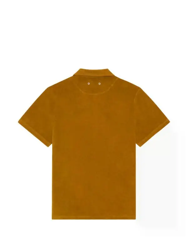 Vilebrequin Short-sleeve Terry Bowling Shirt - Yellow