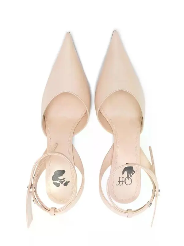 Off-White Pointed-toe Heeled Pumps