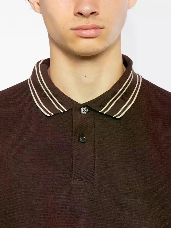 BOSS Cotton Polo Shirt - Brown
