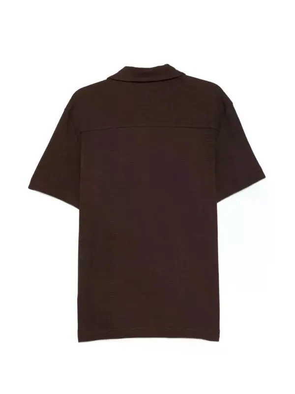 BOSS Knitted Button Shirt