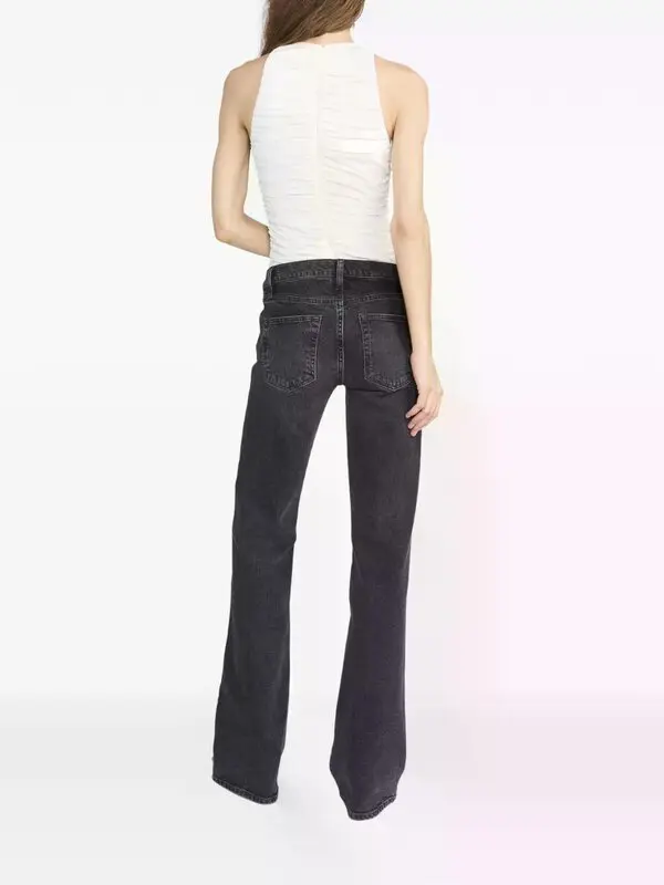 FRAME Ruched Tank Top - White