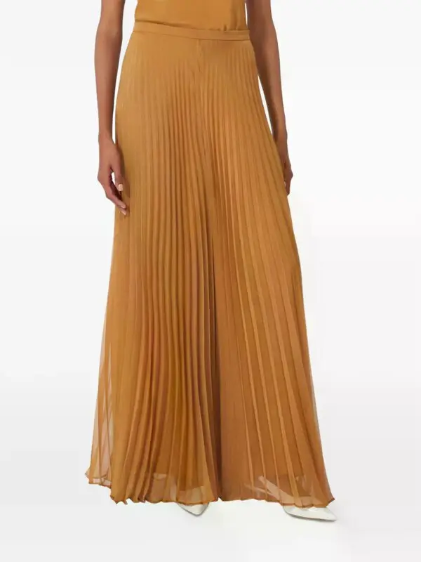 Max Mara Pleated Trousers - Brown