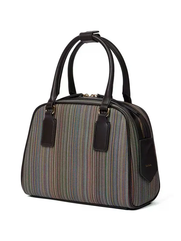 Paul Smith Striped Top Handle Satchel
