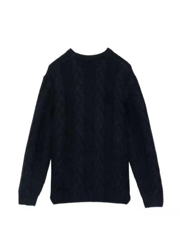 Fred Perry Cable Knit Crew Neck Sweater