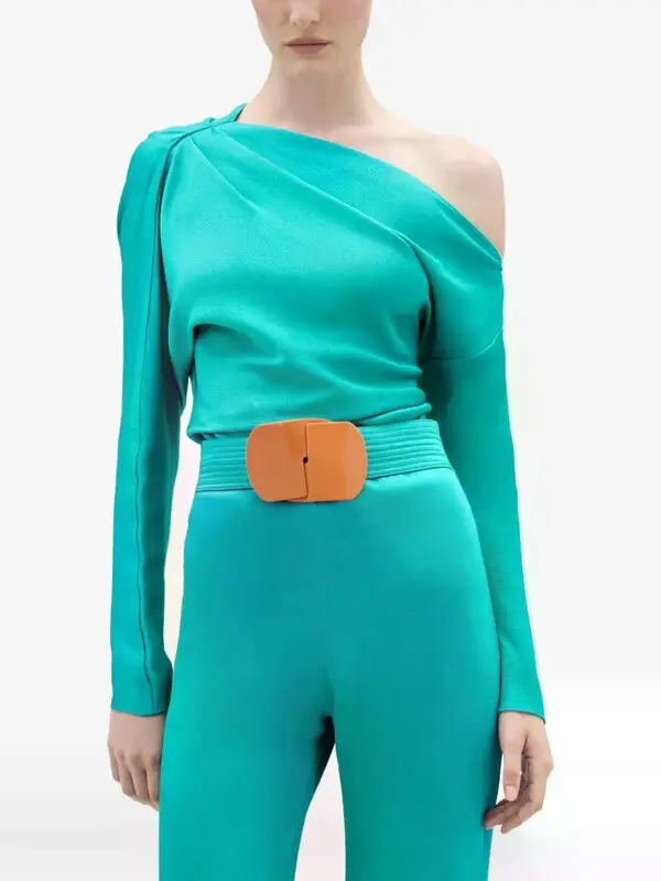 Silvia Tcherassi Viola One-shoulder Blouse