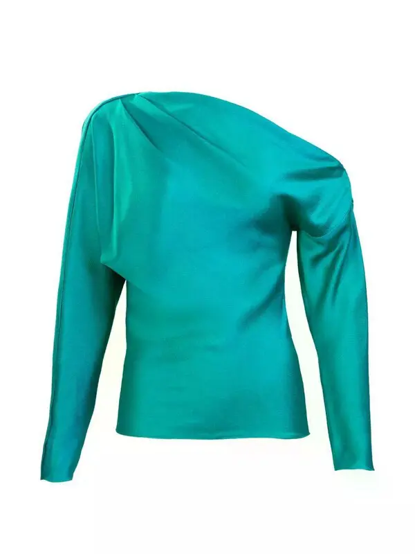 Silvia Tcherassi Viola One-shoulder Blouse