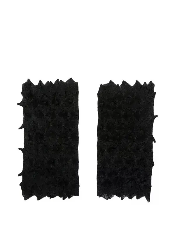 PIERANTONIOGASPARI Textured Mesh Bracelets - Black