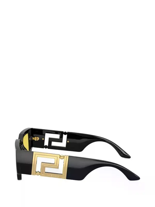Versace Rectangle-frame Sunglasses - Black