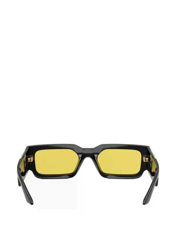 Versace Rectangle-frame Sunglasses - Black