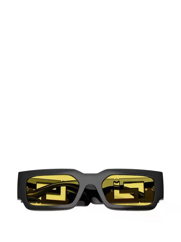 Versace Rectangle-frame Sunglasses - Black