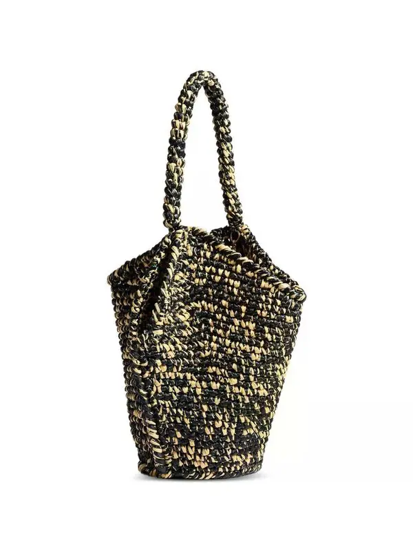 Khaite Lotus Logo-patch Tote