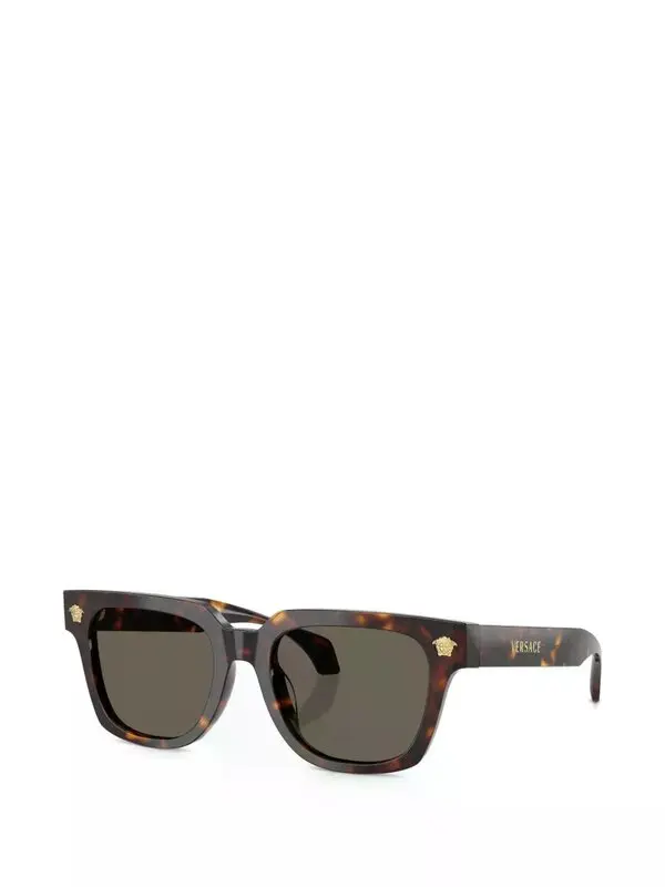 Versace Square Frame Sunglasses - Brown