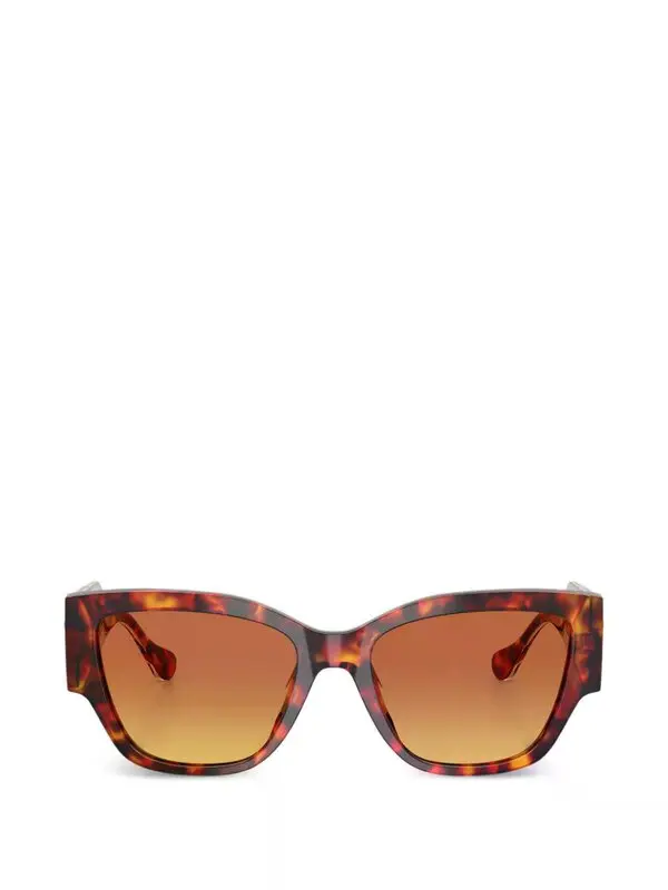 Versace Logo-detail Sunglasses - Brown