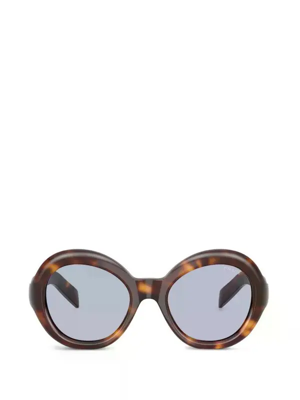 Prada Round-frame Sunglasses - Brown