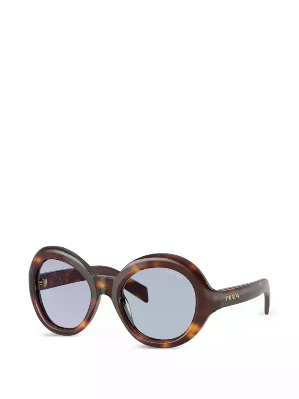 Prada Round-frame Sunglasses - Brown