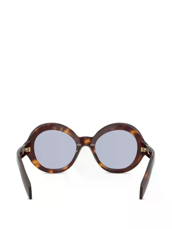 Prada Round-frame Sunglasses - Brown