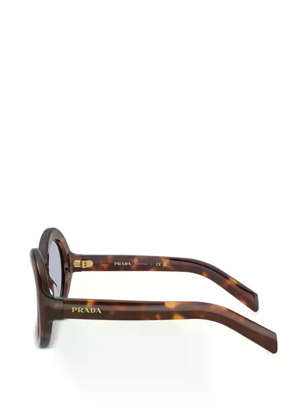 Prada Round-frame Sunglasses - Brown
