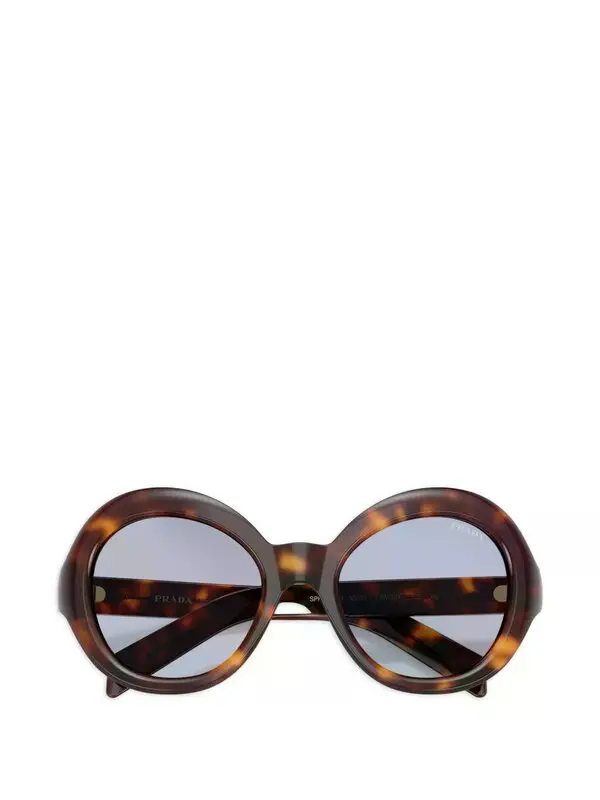 Prada Round-frame Sunglasses - Brown
